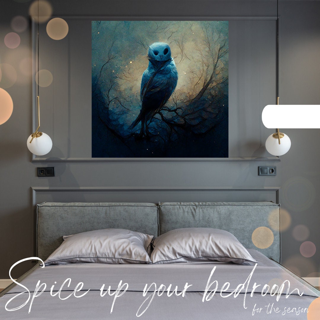 Inky Owl Series Digital Download Printable Halloween Wall - Etsy