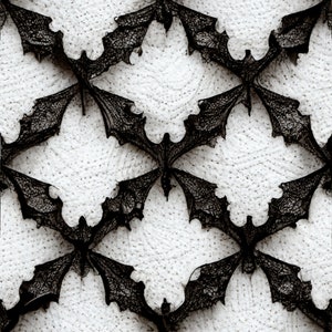 Halloween Bat Pattern Collection, Repeatable Pattern Download, Seamless ...