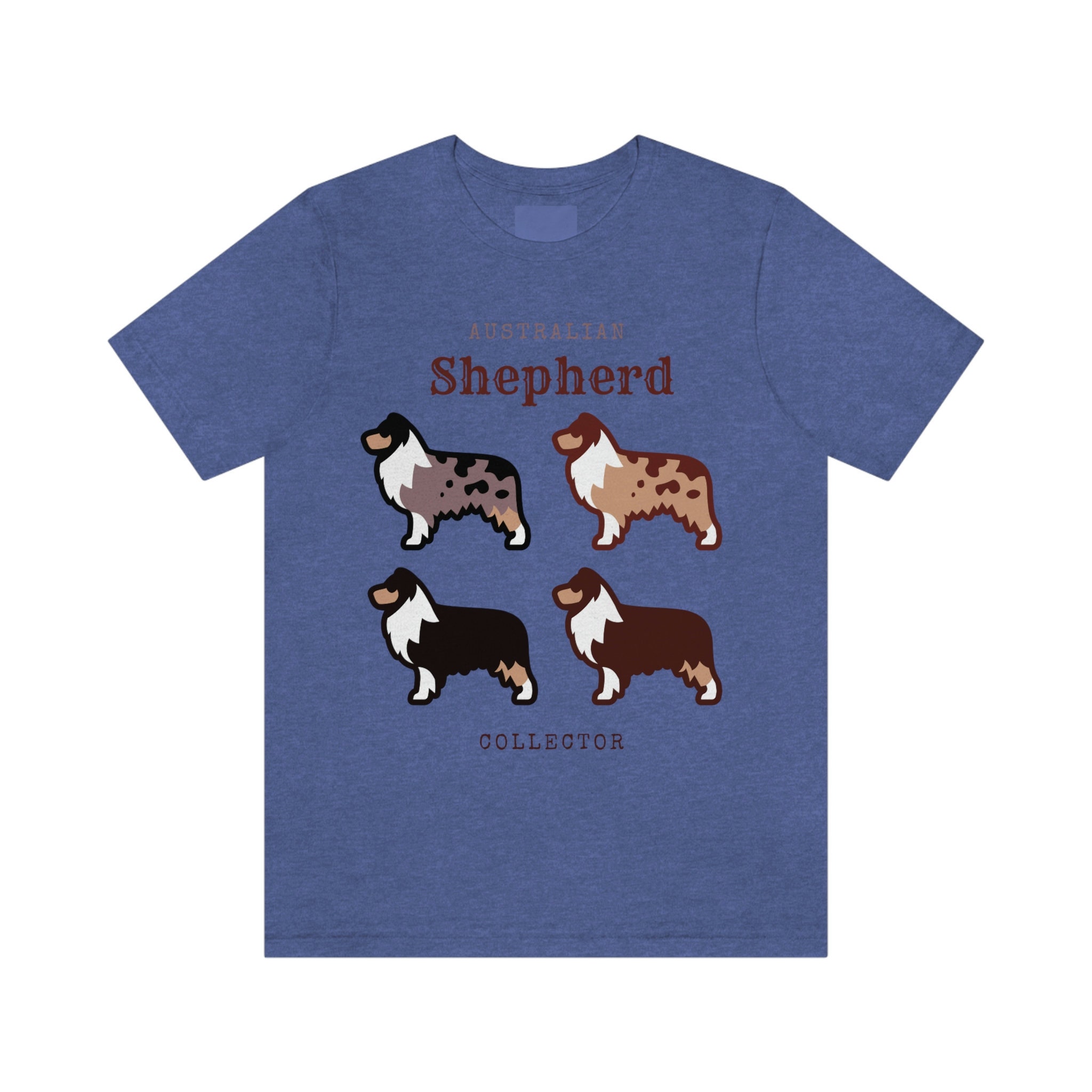 Australian Shepherd Collector Relaxed Fit Short Sleeve Tee, Gift for ...