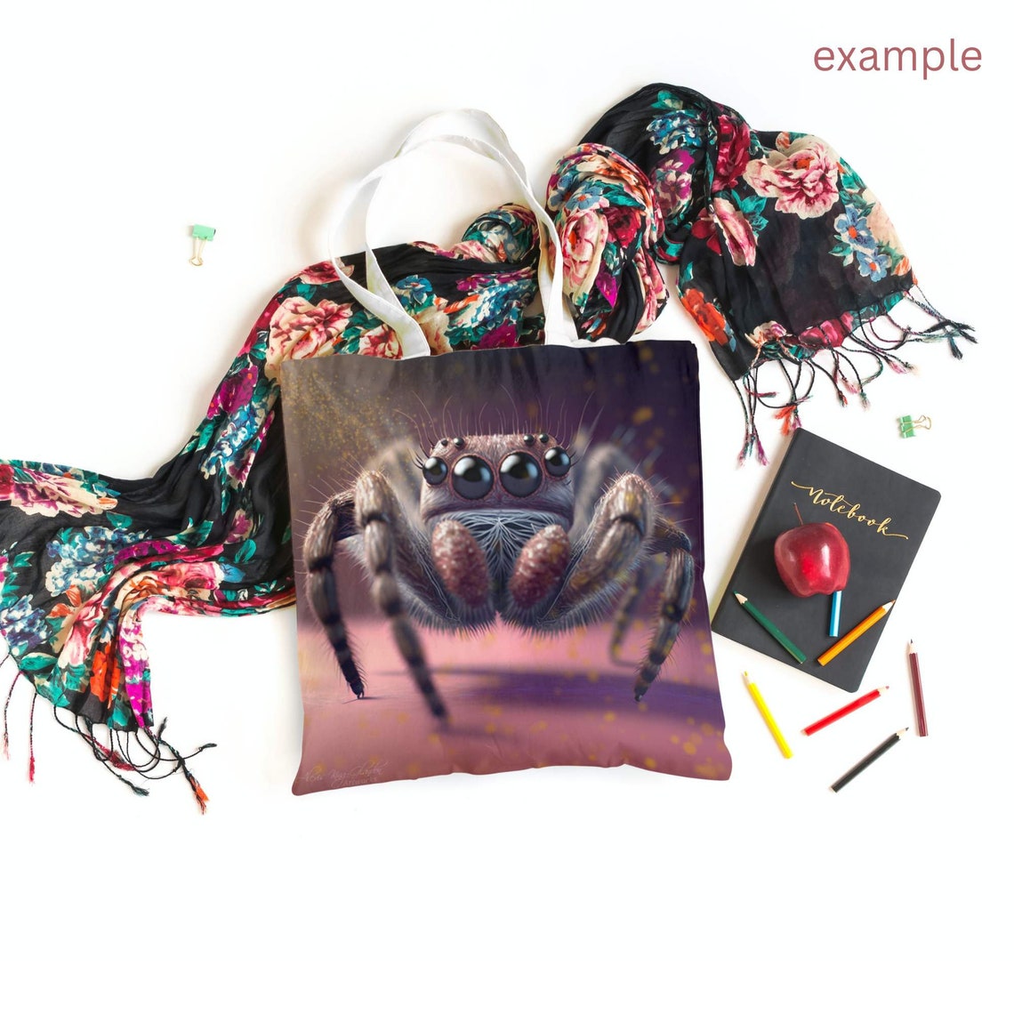 PNG Jumping Spider Pretty in Pink Digital Download, Pet Spider Lovers ...