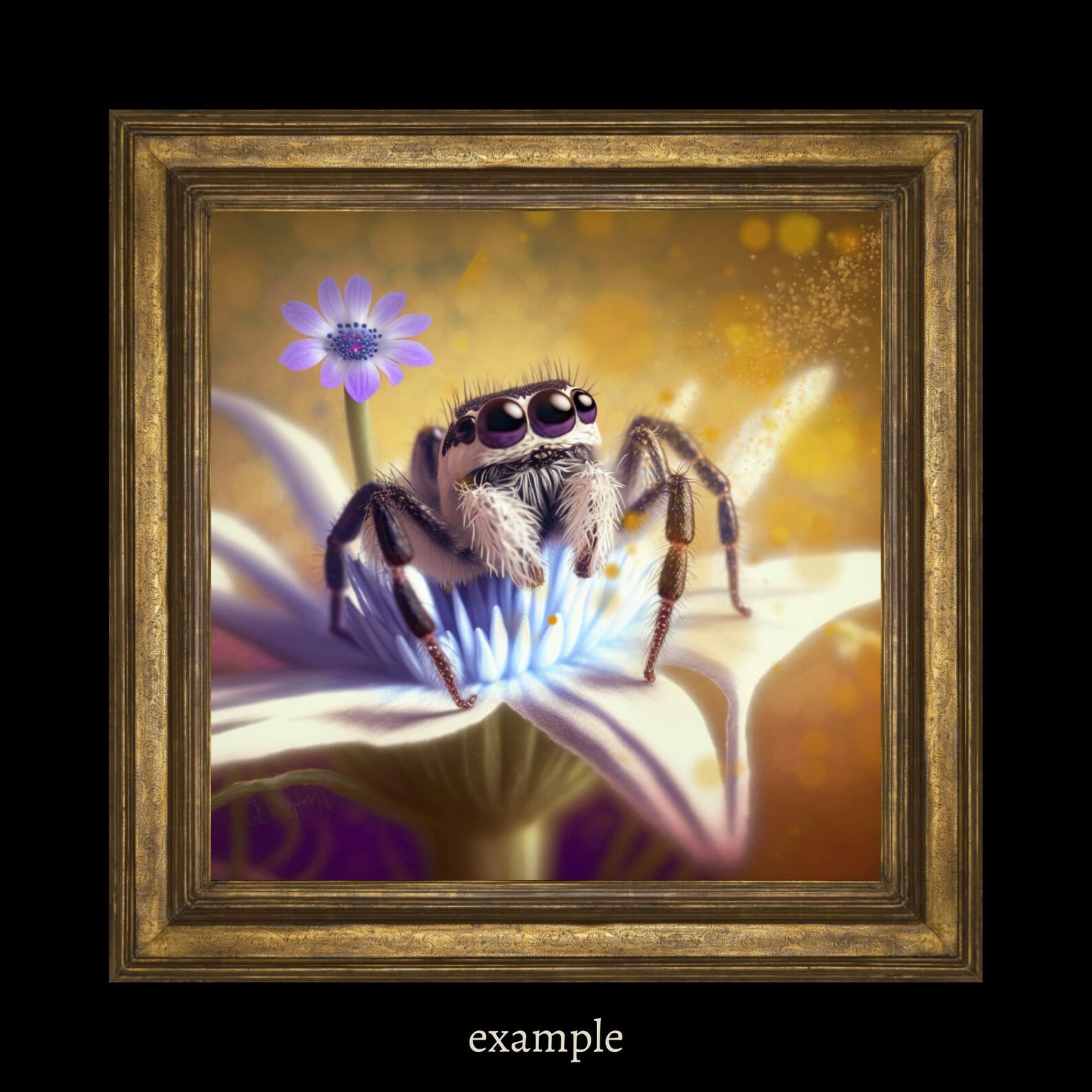 PNG Jumping Spider Coneflower Digital Download for Limited Commercial ...