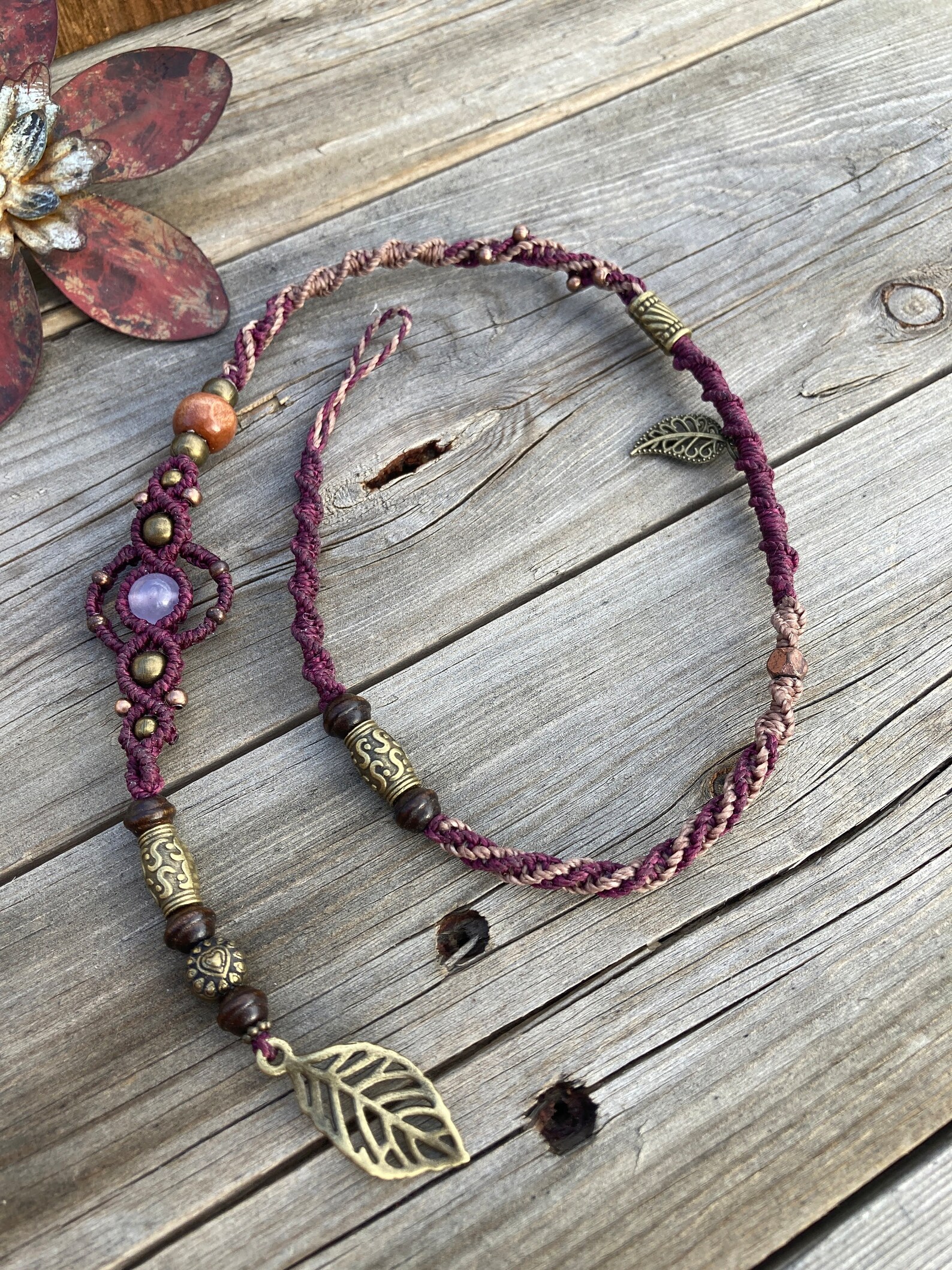 19 Inch Macrame Hippie Boho Hairwrap Dreadwrap - Etsy