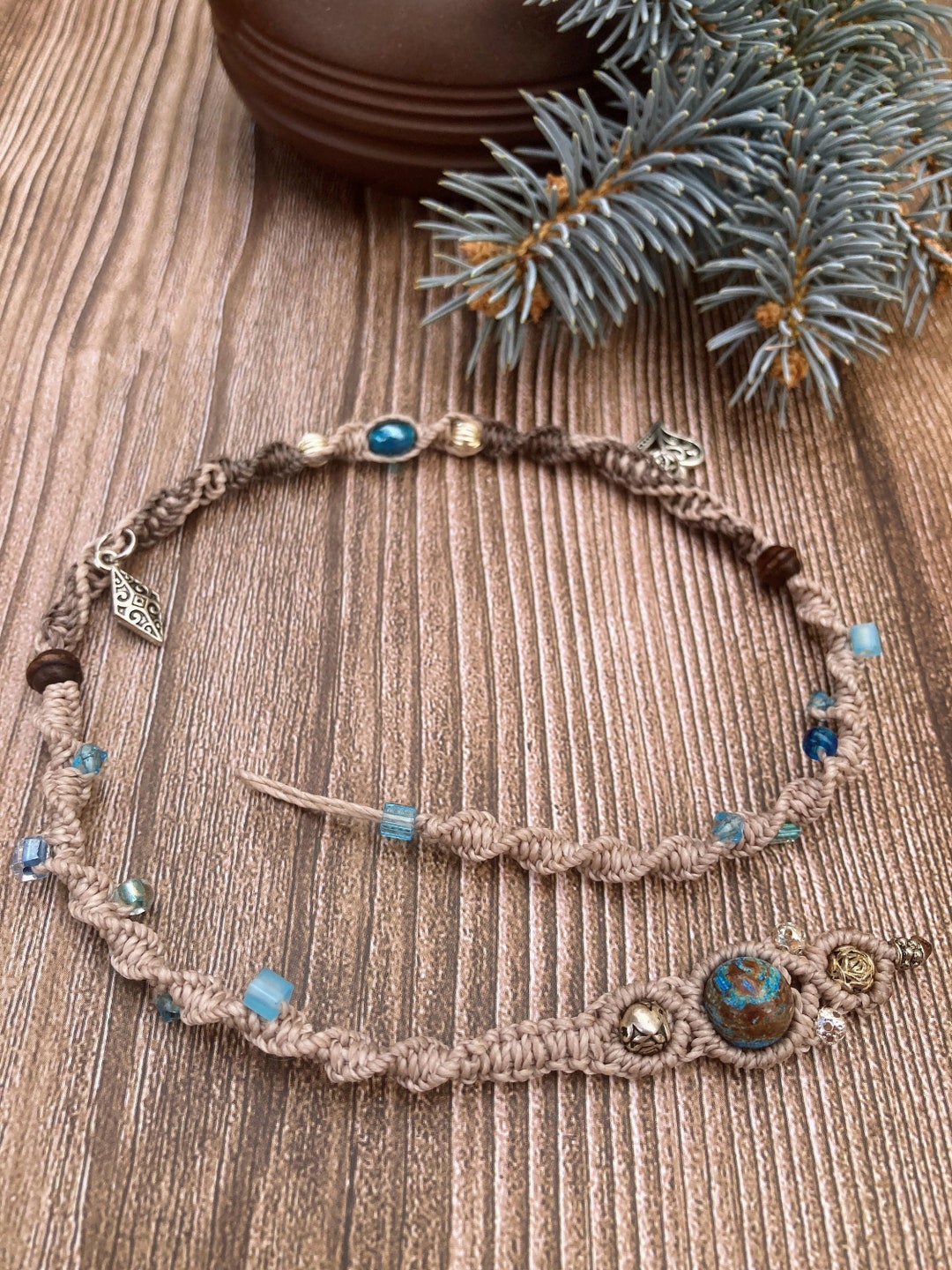 14 to 20 Inch 36 to 51 Cm Macrame Hippie Boho Hairwrap - Etsy