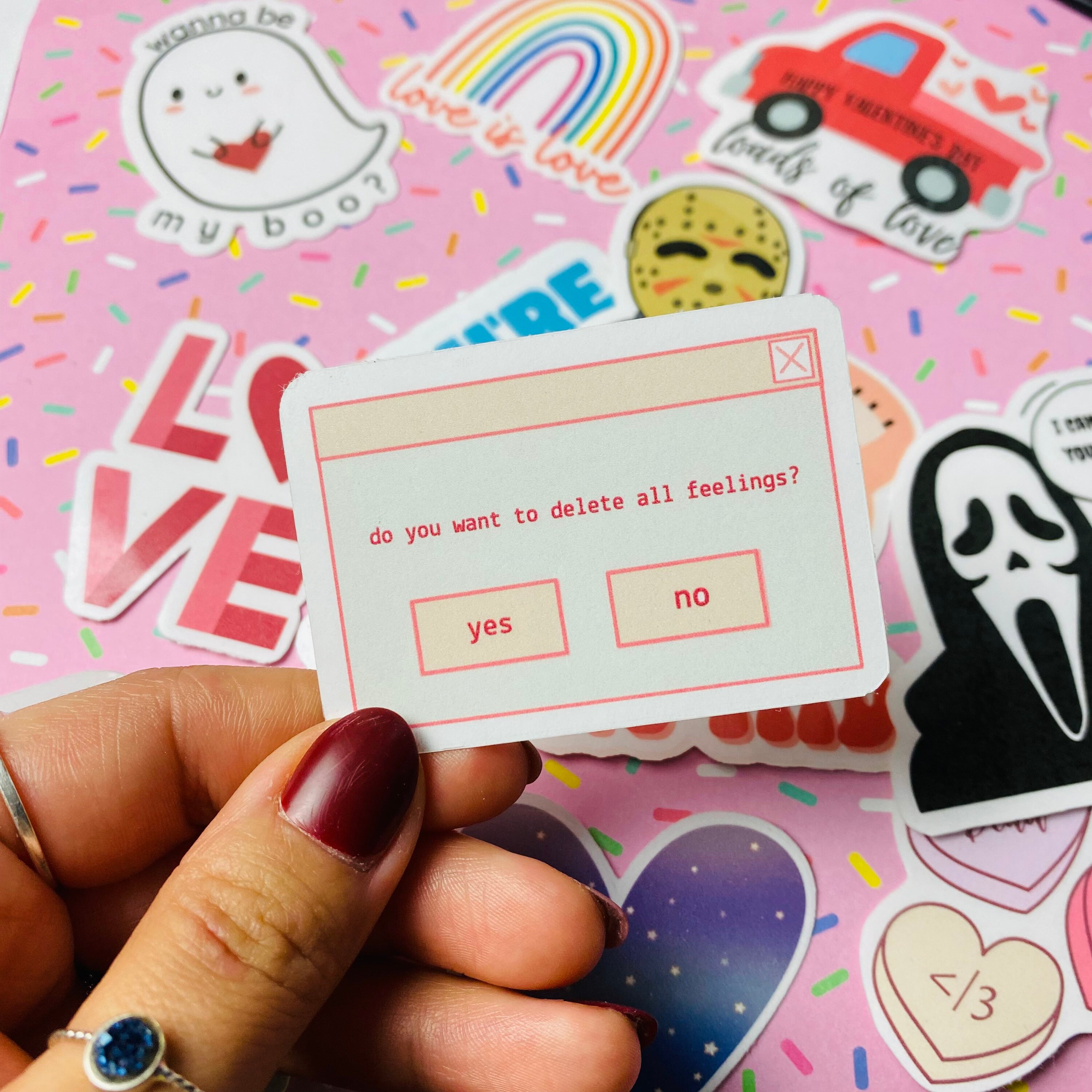 Stickers Paper Broken Heart Valentines Day Sticker Break Me Sticker ...