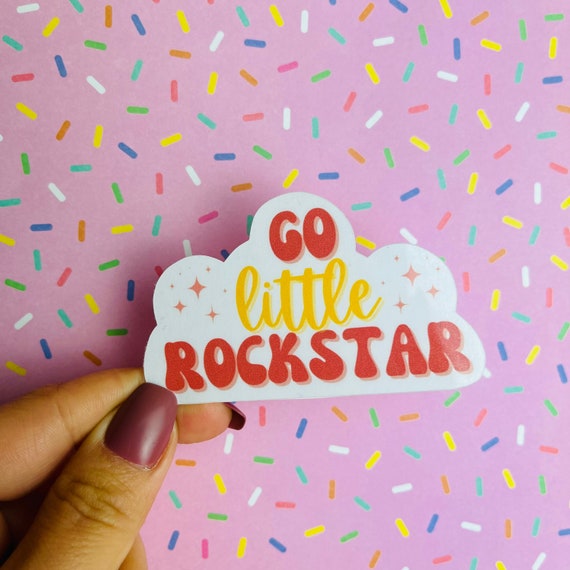 Go Little Rockstar Sticker Tik Tok Song Tik Tok Sticker | Etsy