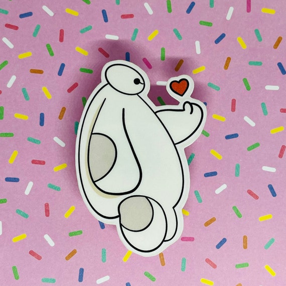 Baymax Sticker Disney Sticker Pixar Sticker Big Hero 6 Big | Etsy