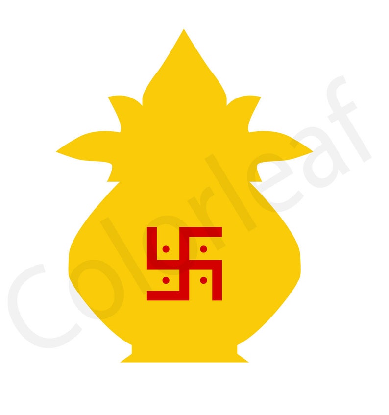 Mandir Kalash SVG, Swastika Svg, Svg Files for Cricut, Silhouette ...