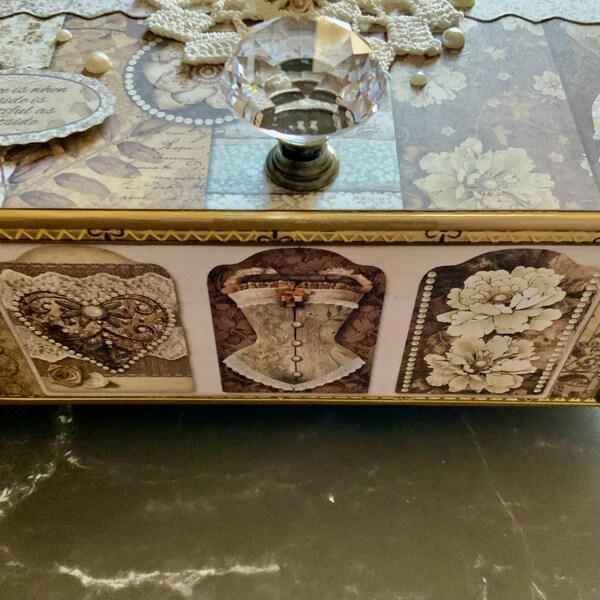 Decorated Cigar Box - Etsy