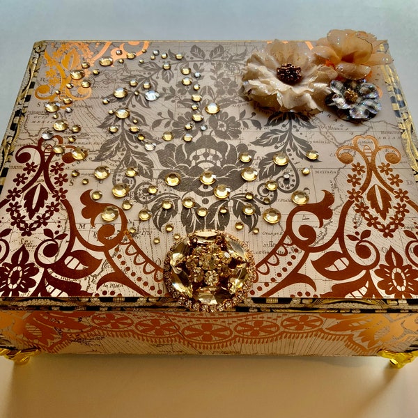 Decorated Cigar Box - Etsy