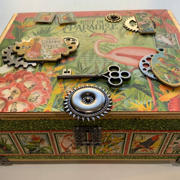 Painted Cigar Box - Etsy