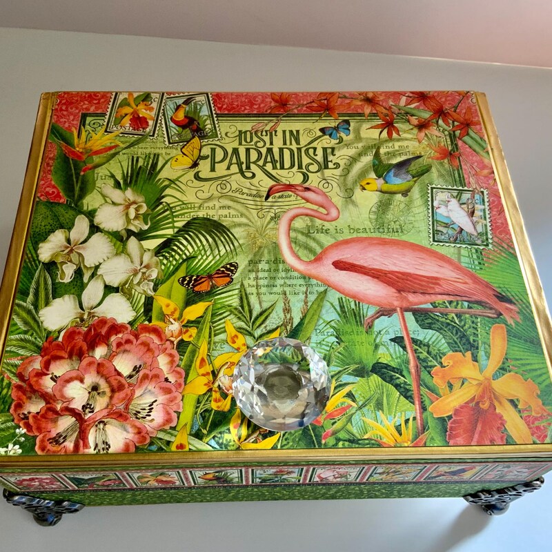 Painted Cigar Box - Etsy
