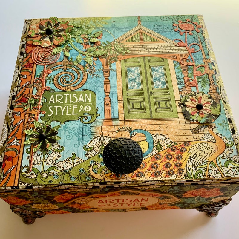 Painted Cigar Box - Etsy