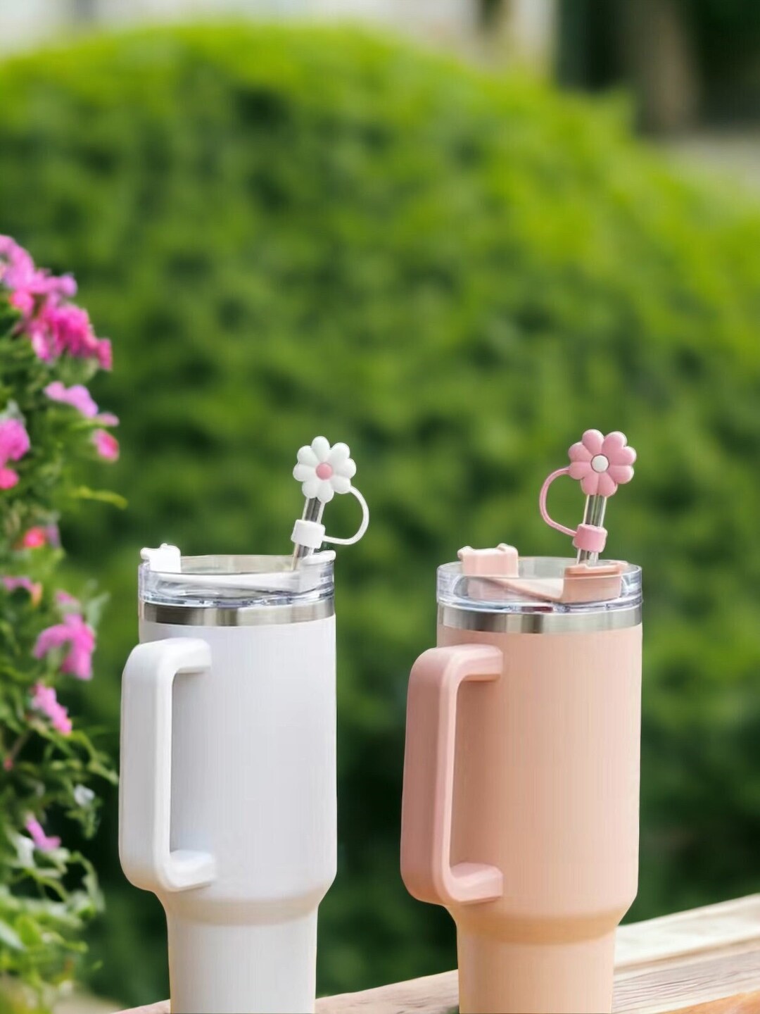 Flower Straw Topper Stanley Straw Topper Tumbler Accessory Cute Straw ...