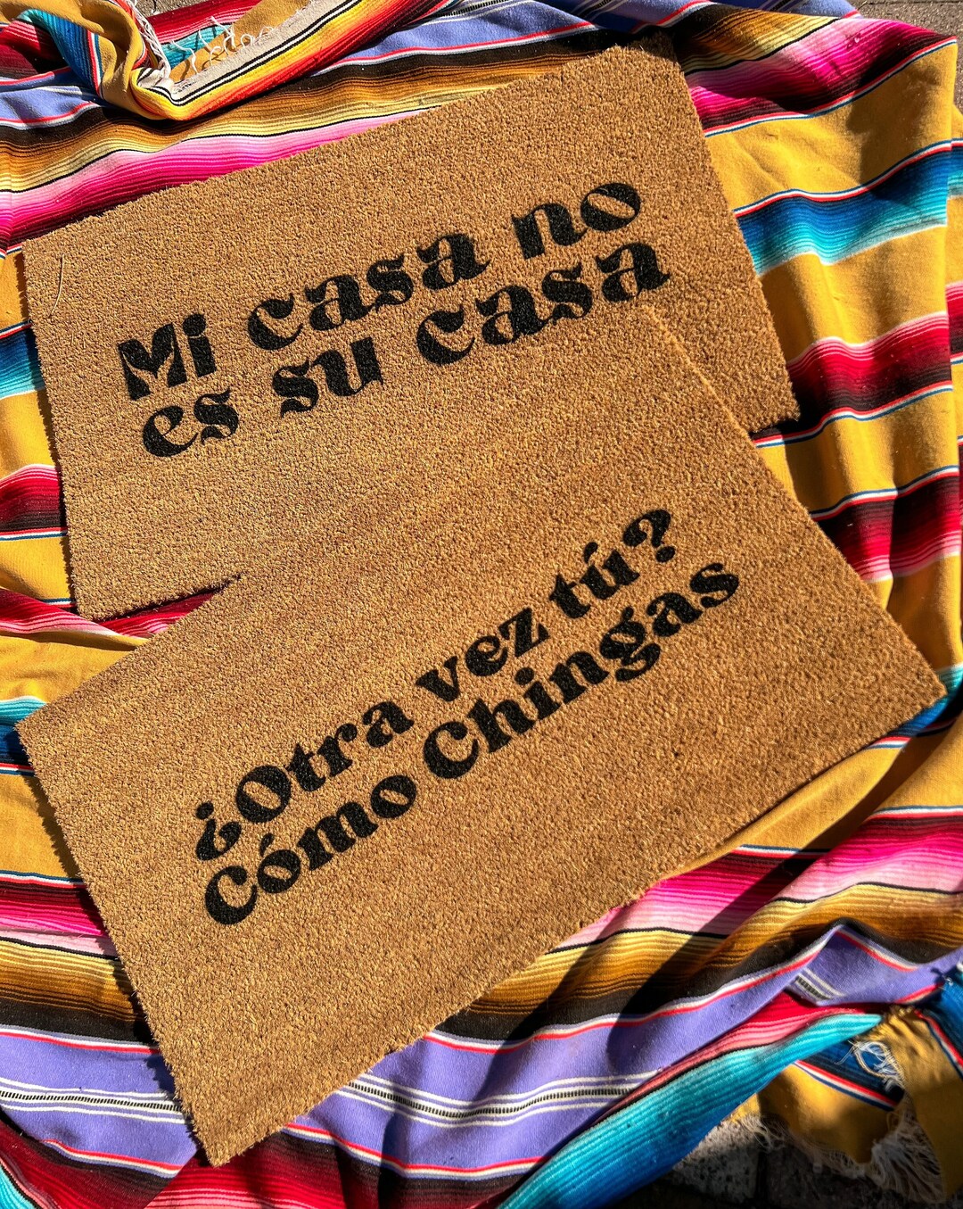 Spanish Doormat|welcome Mat|otra Vez Tu Como Chingas|mi Casa No Es Su ...