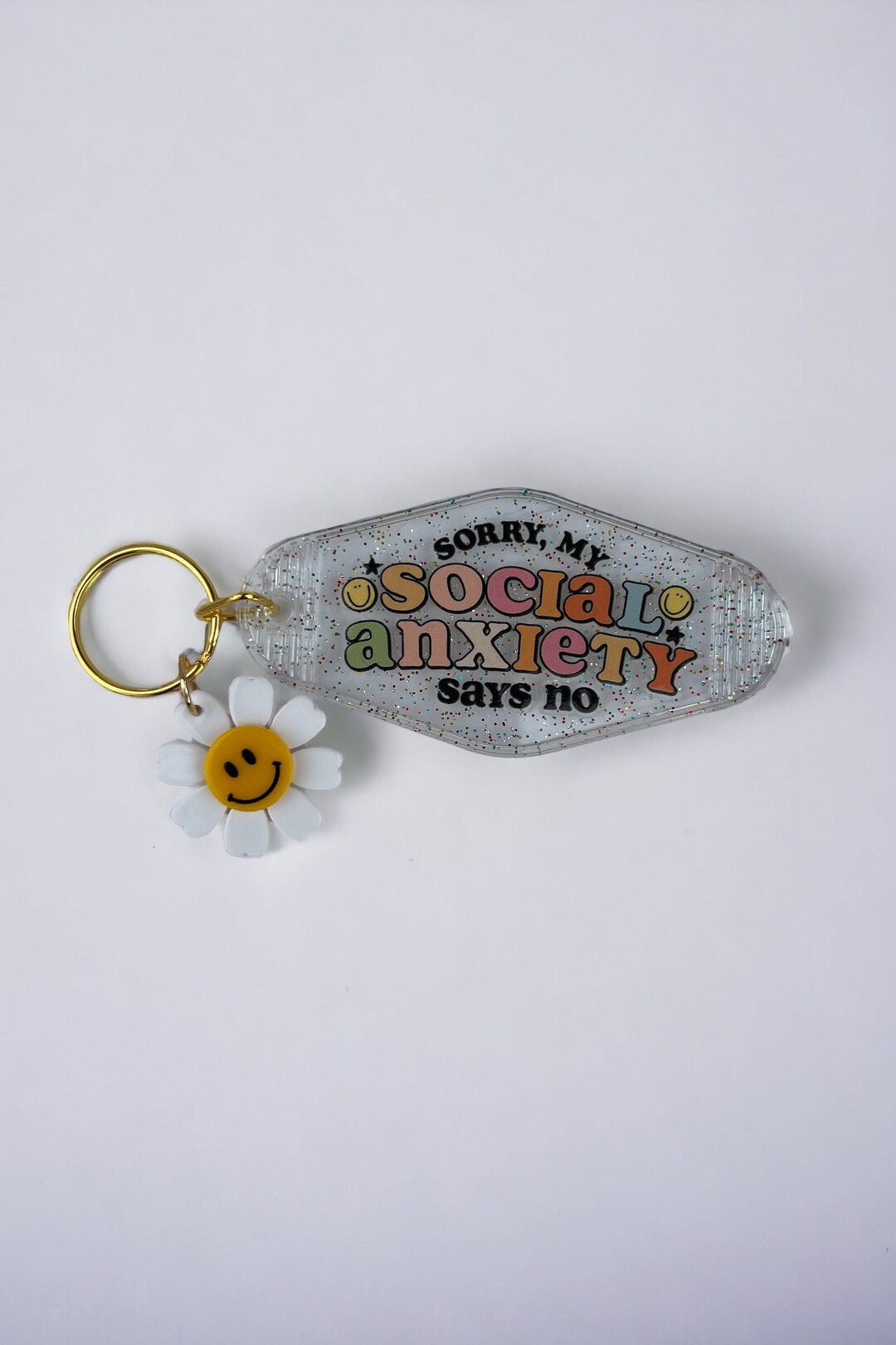 Social Anxiety Keychain Mental Health Keychain Self Love Keychain Sorry ...