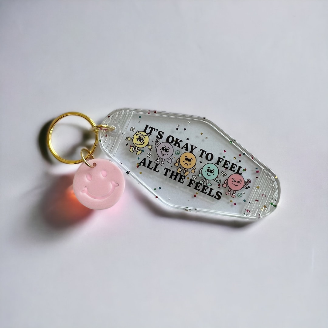 Mental Health Keychain Self Love Keychain Cute Keychain - Etsy
