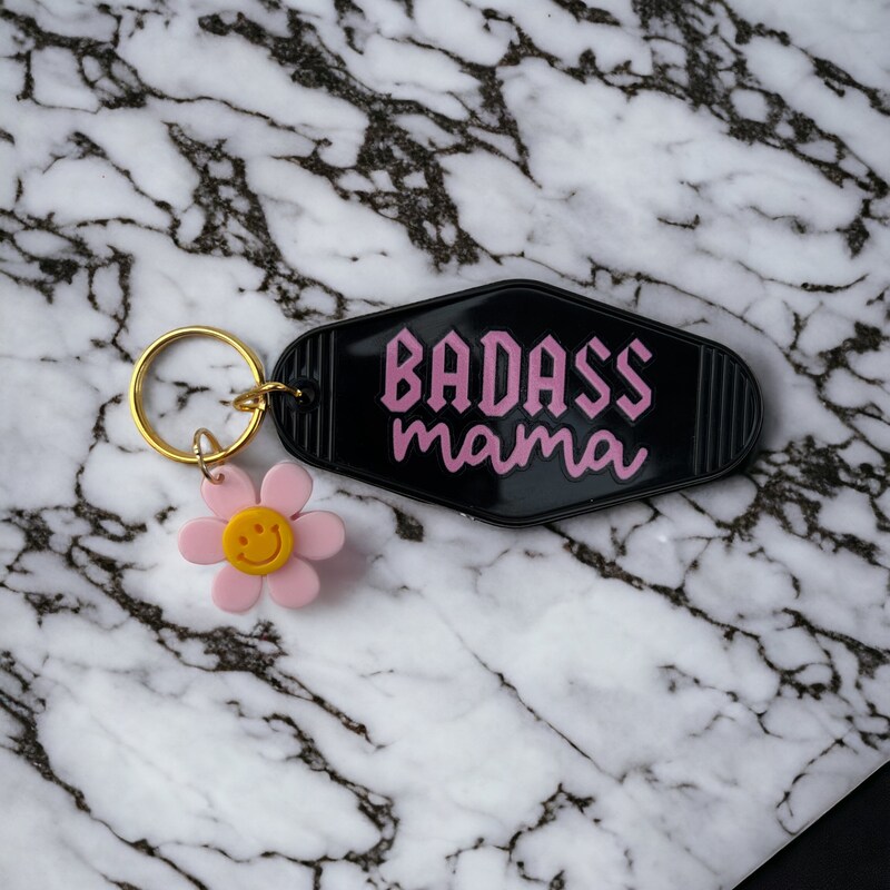 Badass Keychain - Etsy