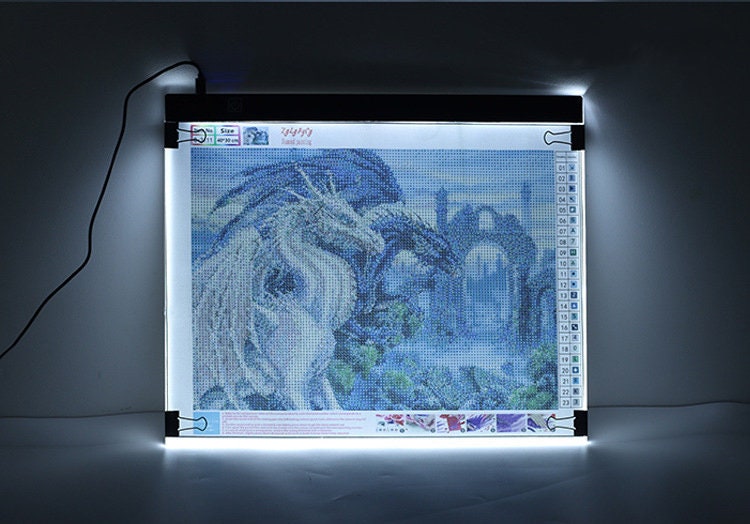 A3 LED Diamond Painting Light Pad, Drawing Painting Copy Board, USB ...