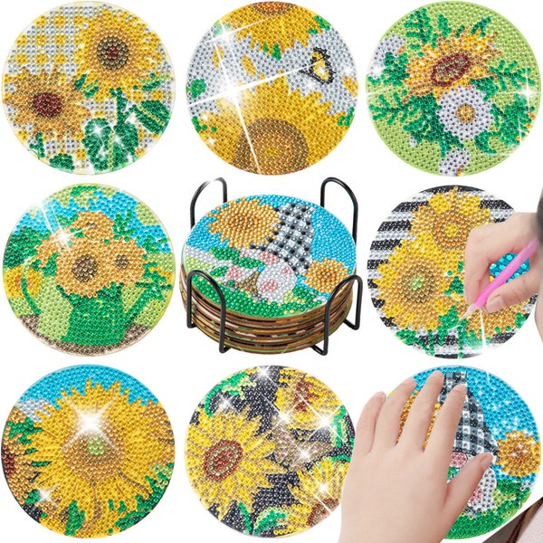 Diamond Dot Coasters - Etsy