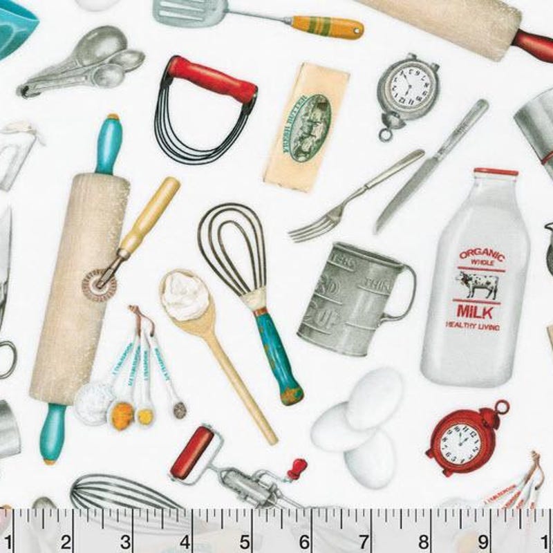 Robert Kaufman Retro Fabric - Etsy