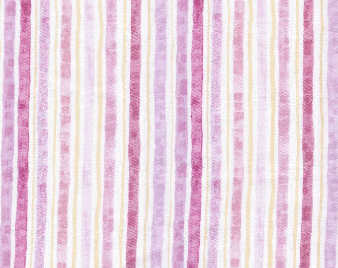 26" End of Bolt Breath of Spring Stripes, Wilmington Prints, 100% ...