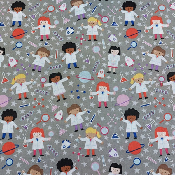 Science Fabric - Etsy