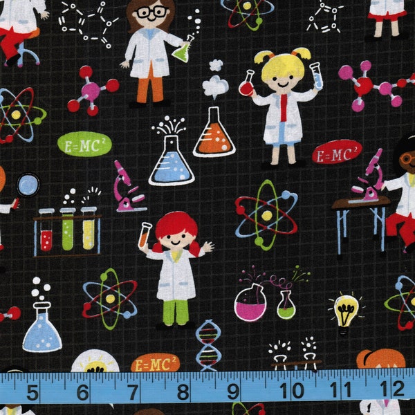 Science Fabric - Etsy