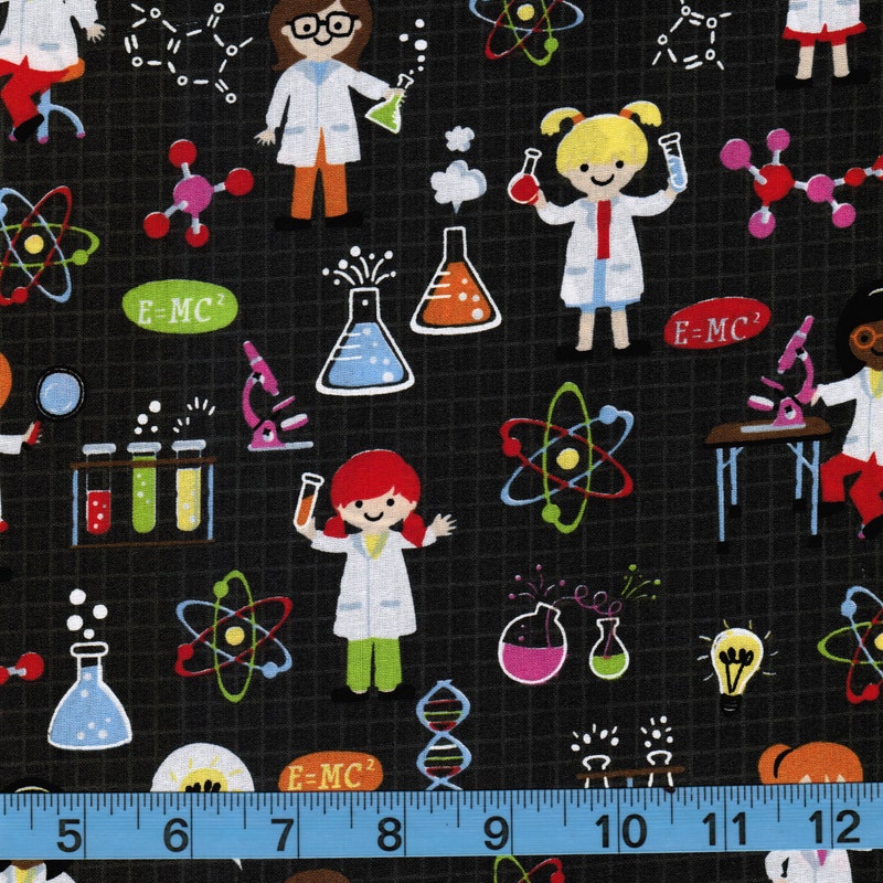 Science Fabric - Etsy