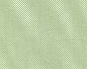 Green Polka Dots Fabric Dots on Sage by Indybloomdesign Boho Polka Dot ...