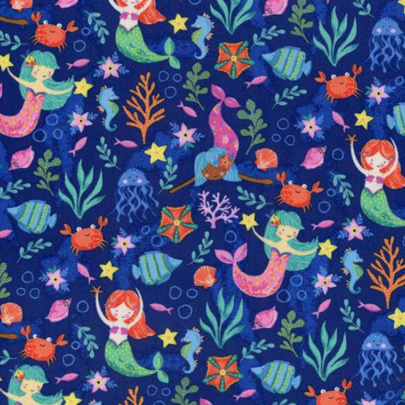 Mermaid Quilt Fabric - Etsy