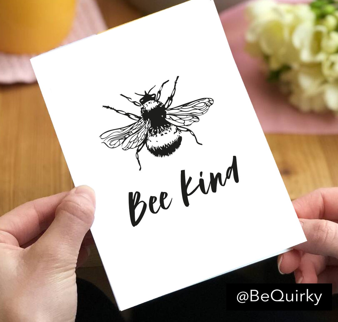 Bee Kind Print / Unframed A4/A5 / Digital Print - Etsy UK