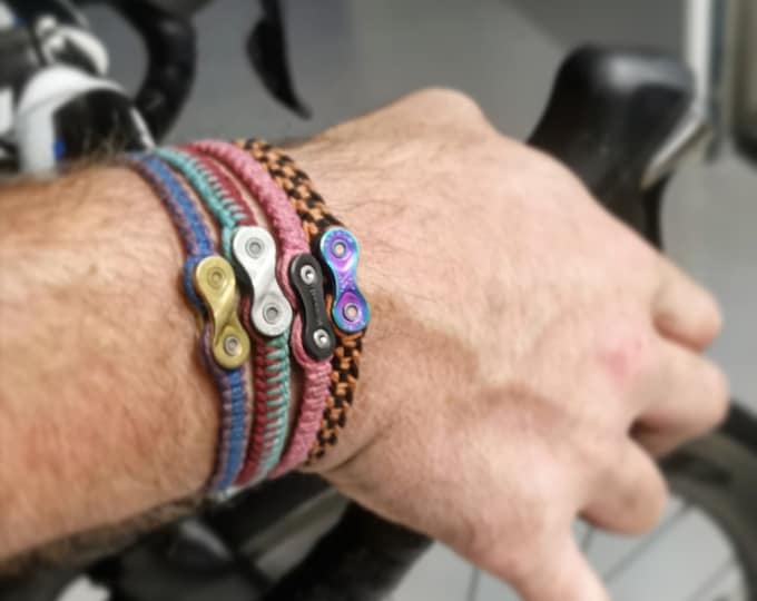 Bicycle Chain Bracelets Re Cycled Hand Made Bike Chain Uk Made Gift ...