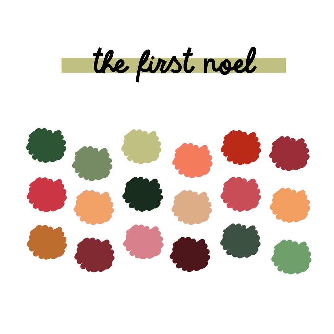 The First Noel // Color Palette for Procreate 5x iPad // Instant ...