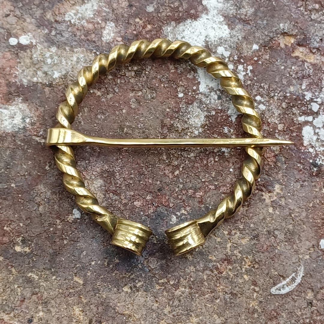 Brass-penannular Viking Fibula Replica 2.12 - Etsy