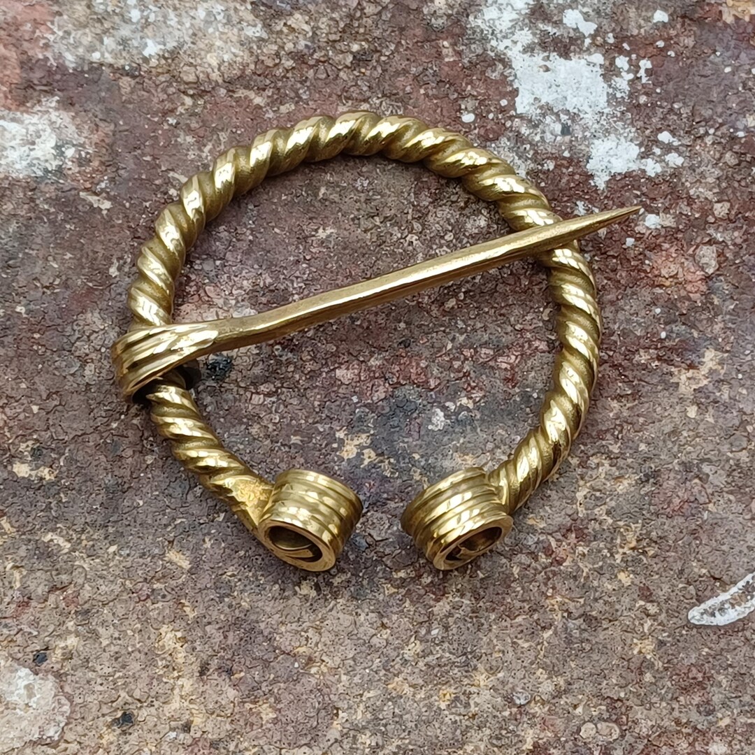 Brass-penannular Viking Fibula Replica 1.77" - Etsy