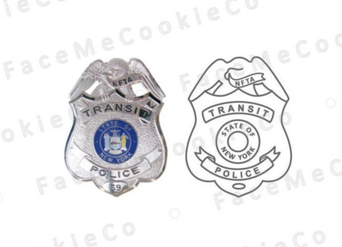 NFTA Transit Police Badge Cookie Cutter Niagara Frontier | Etsy France