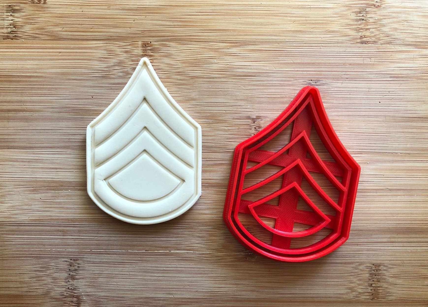 US Military Enlisted Rank Insignia Cookie Cutters. | Etsy