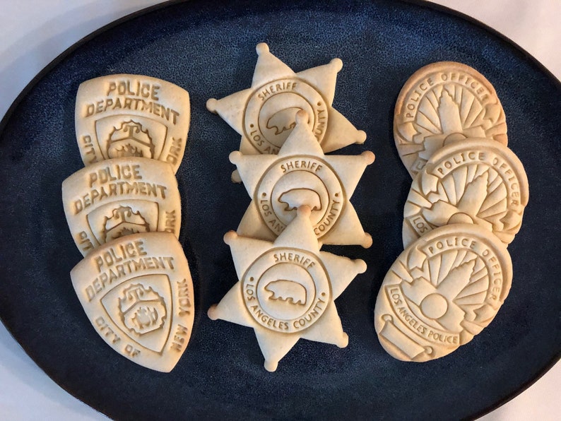 Los Angeles County Sheriff Badge Cookie Cutters Sheriff - Etsy