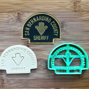 San Bernardino County Sheriff Badge Cookie Cutters Sheriff, Deputy ...