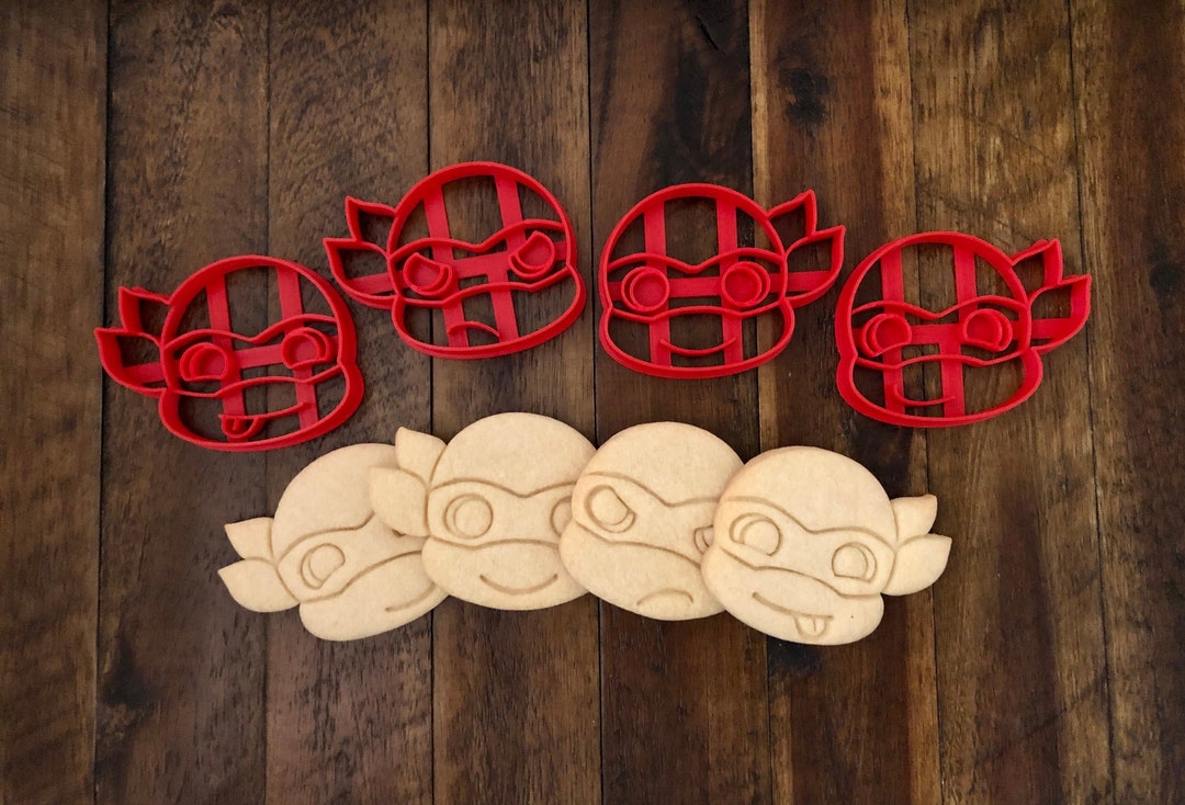 Baby Mutant Ninja Turtles Cookie Cutters Teenage Mutant - Etsy