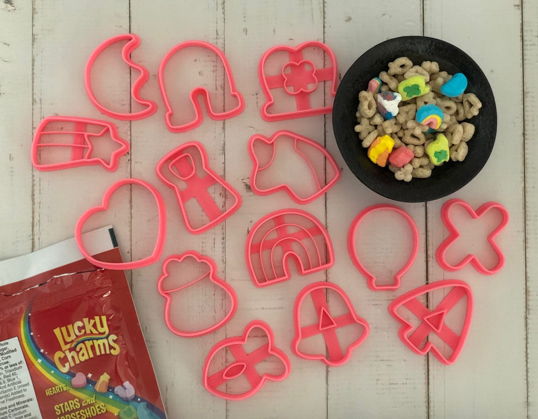 Lucky Charms Cereal Shapes