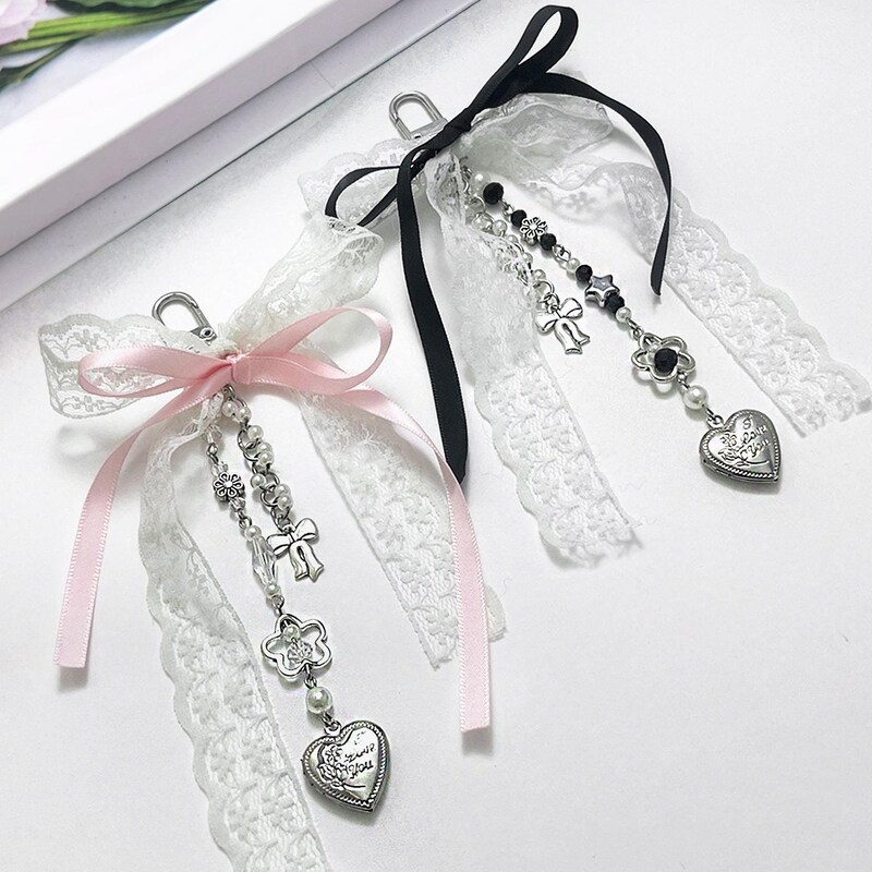 Lace Keychain - Etsy