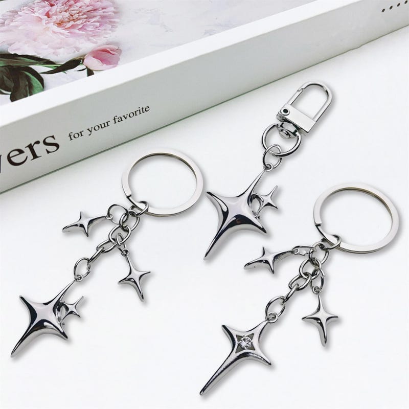 Star Keychain - Etsy