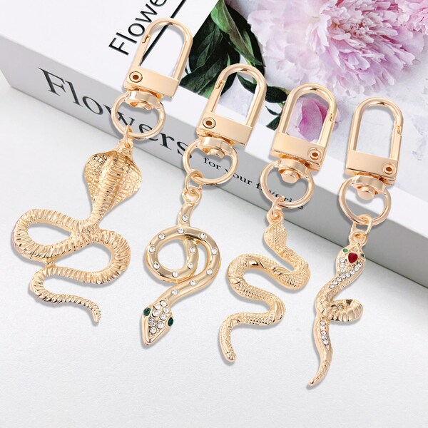 Snake Keychain - Etsy