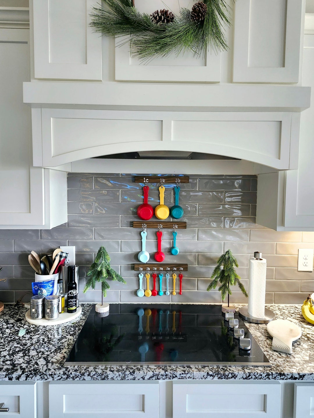 Measuring Cups & Spoons Holder, Kitchen Organizer, Kitchen Hanger - Etsy