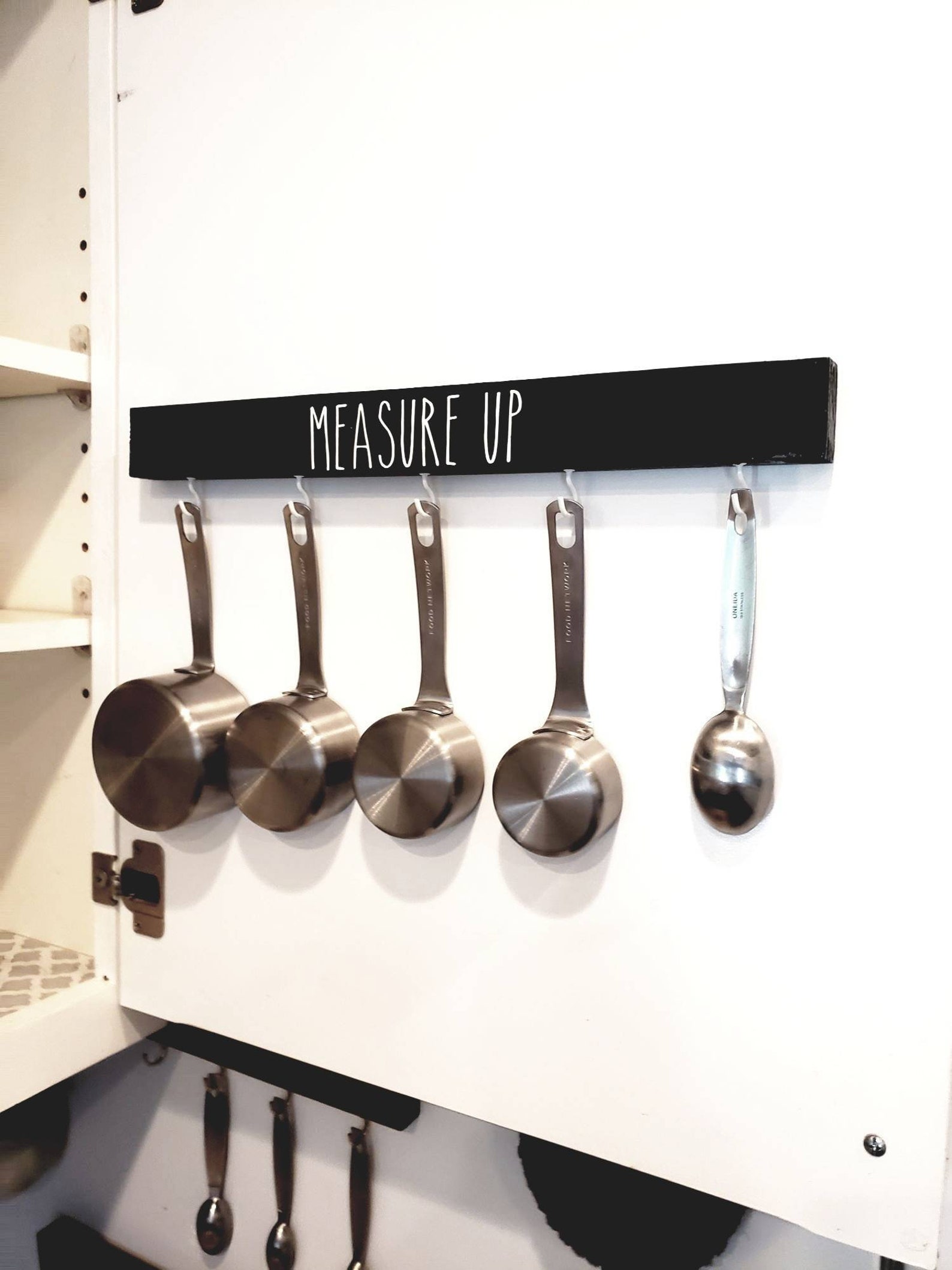 MEASURE UP! Measuring Cup Holder, Kitchen Organizer, Cup Hanger ...
