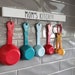 Kitchen Organizer, Measuring Cup and Spoon Hanger, Personalize, Kitchen ...