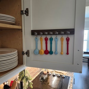 Measuring Cups & Spoons Holder, Kitchen Item, Kitchen Organizer ...
