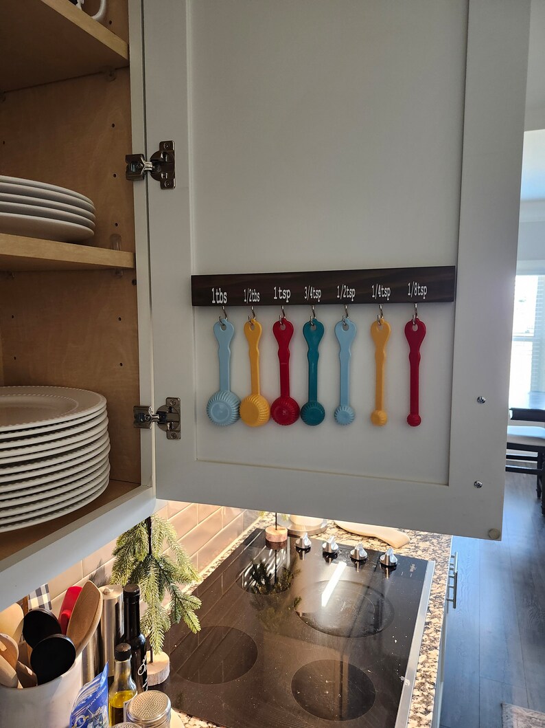 Measuring Cups & Spoons Holder, Kitchen Item, Kitchen Organizer ...