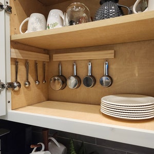 Measuring Cup and Spoon Holder Set, Organizer, Kitchen Storage, Cup ...